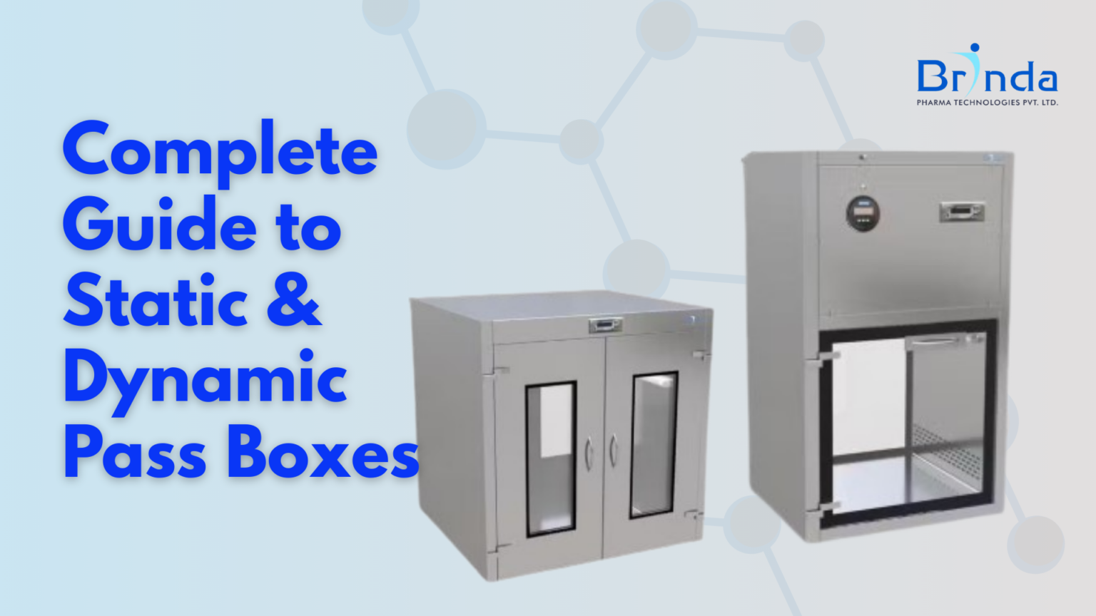 Static and Dynamic Pass Boxes for Pharmaceutical Cleanrooms – Complete ...